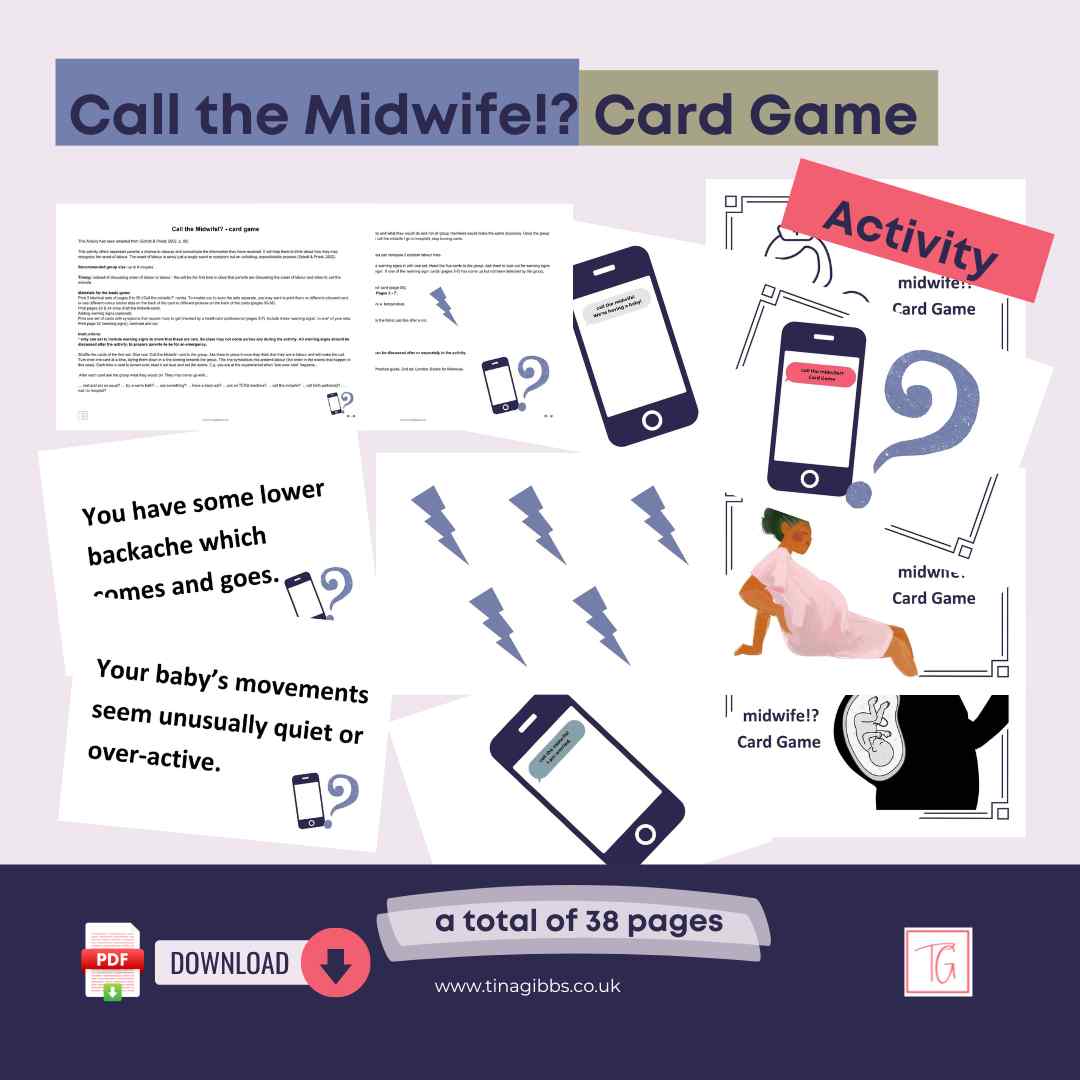 Do we call the Midwife? Antenatal Class Activity (pdf)